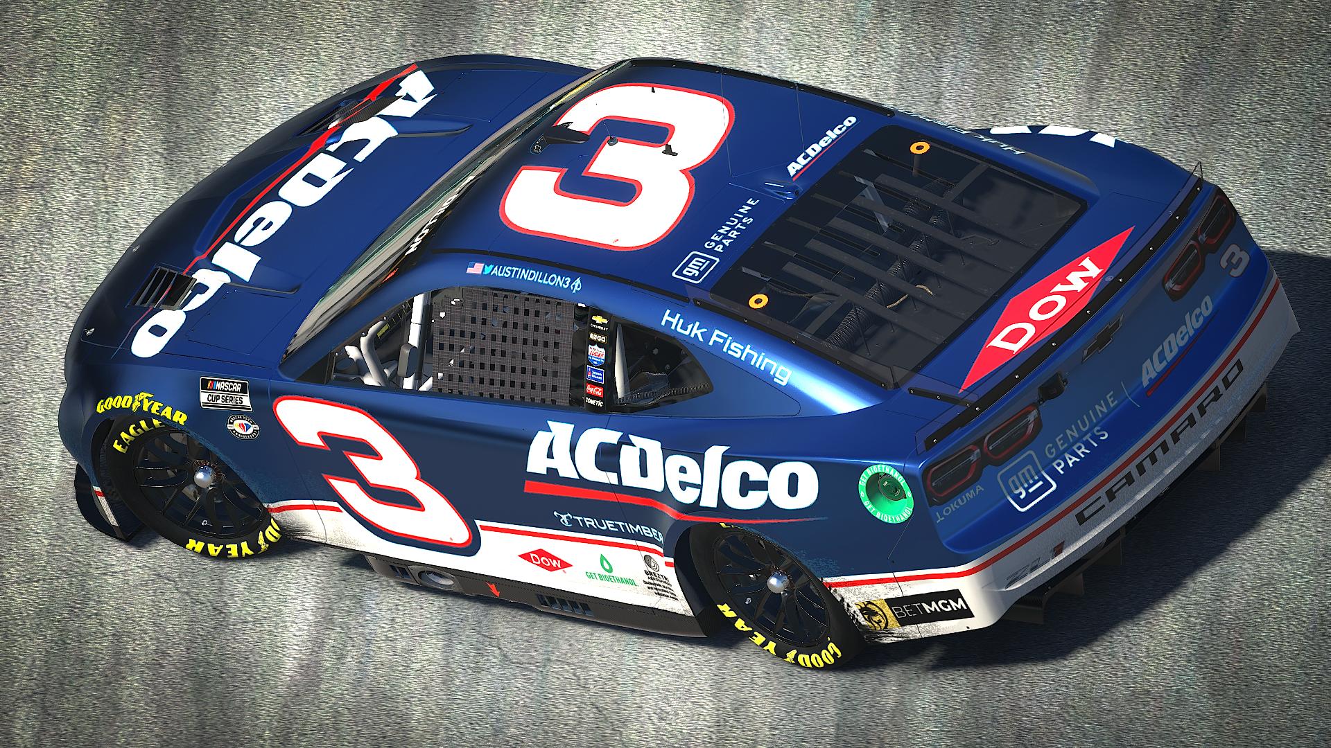 2023 Austin Dillon AC Delco *Fictional* by Justin Rowden - Trading Paints