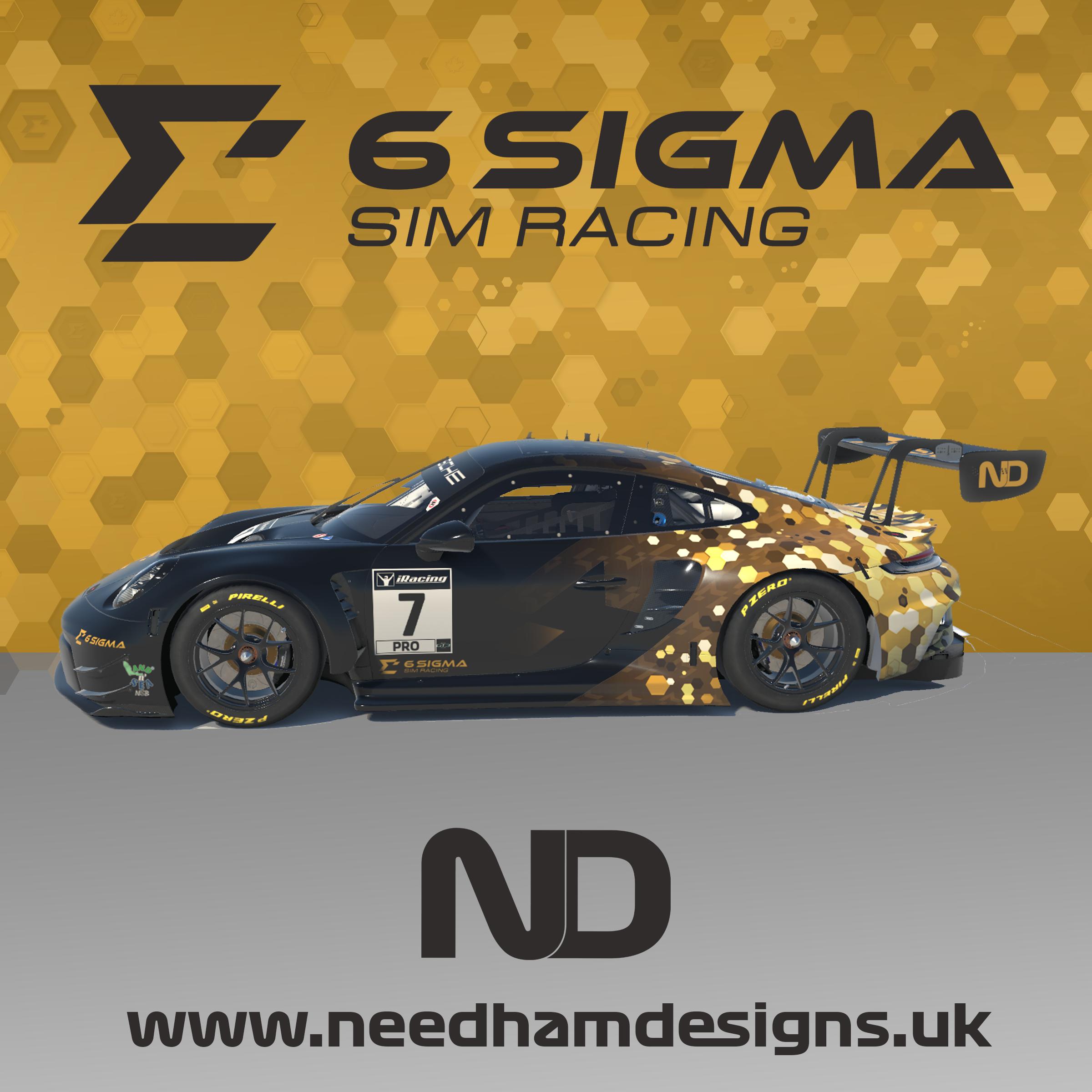 6 Sigma Porsche 992r GT3 by Chris N. - Trading Paints