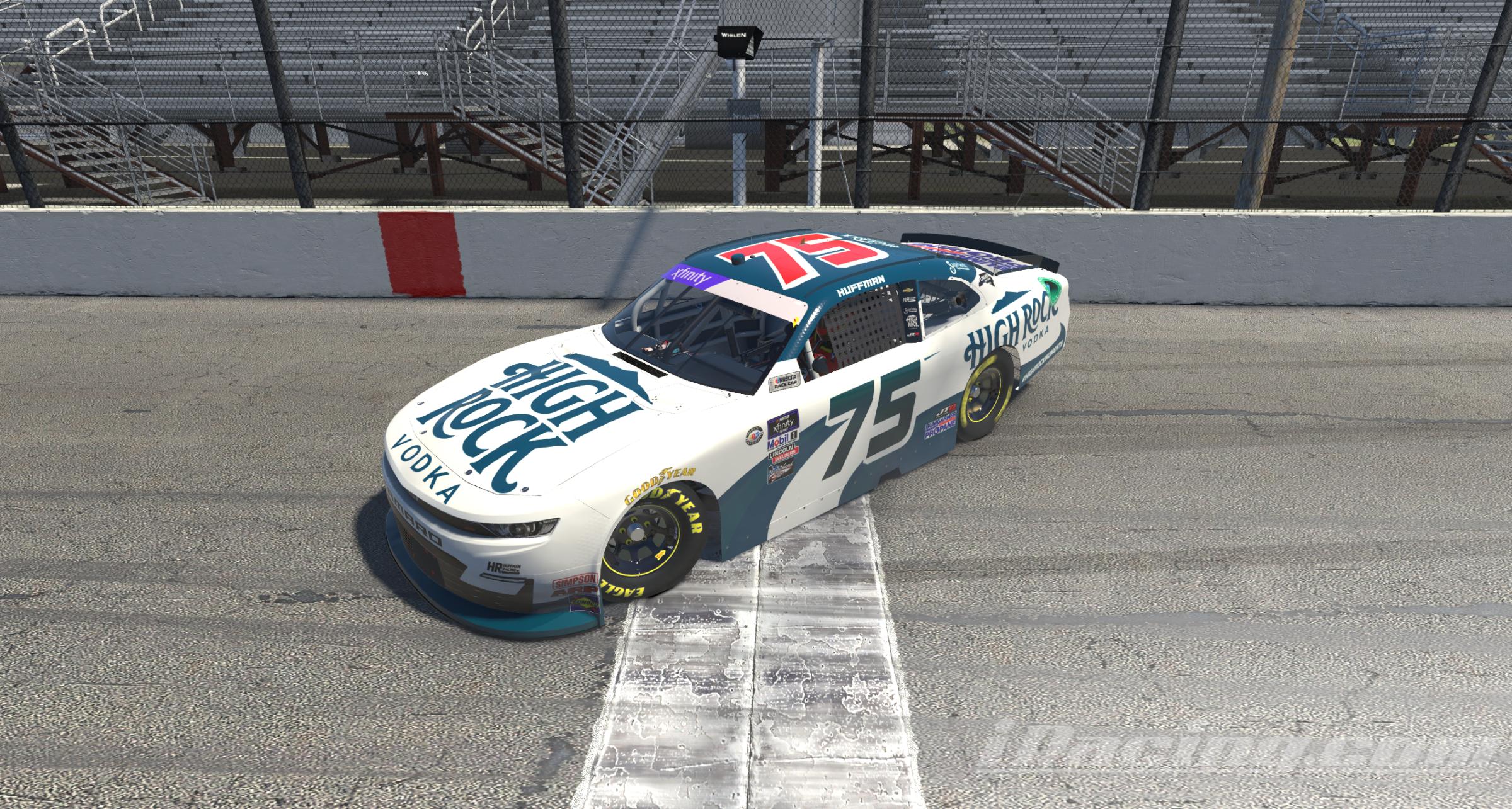 75 Landon Huffman High Rock Vodka Xfinity Car by Jordan Tiegs - Trading ...