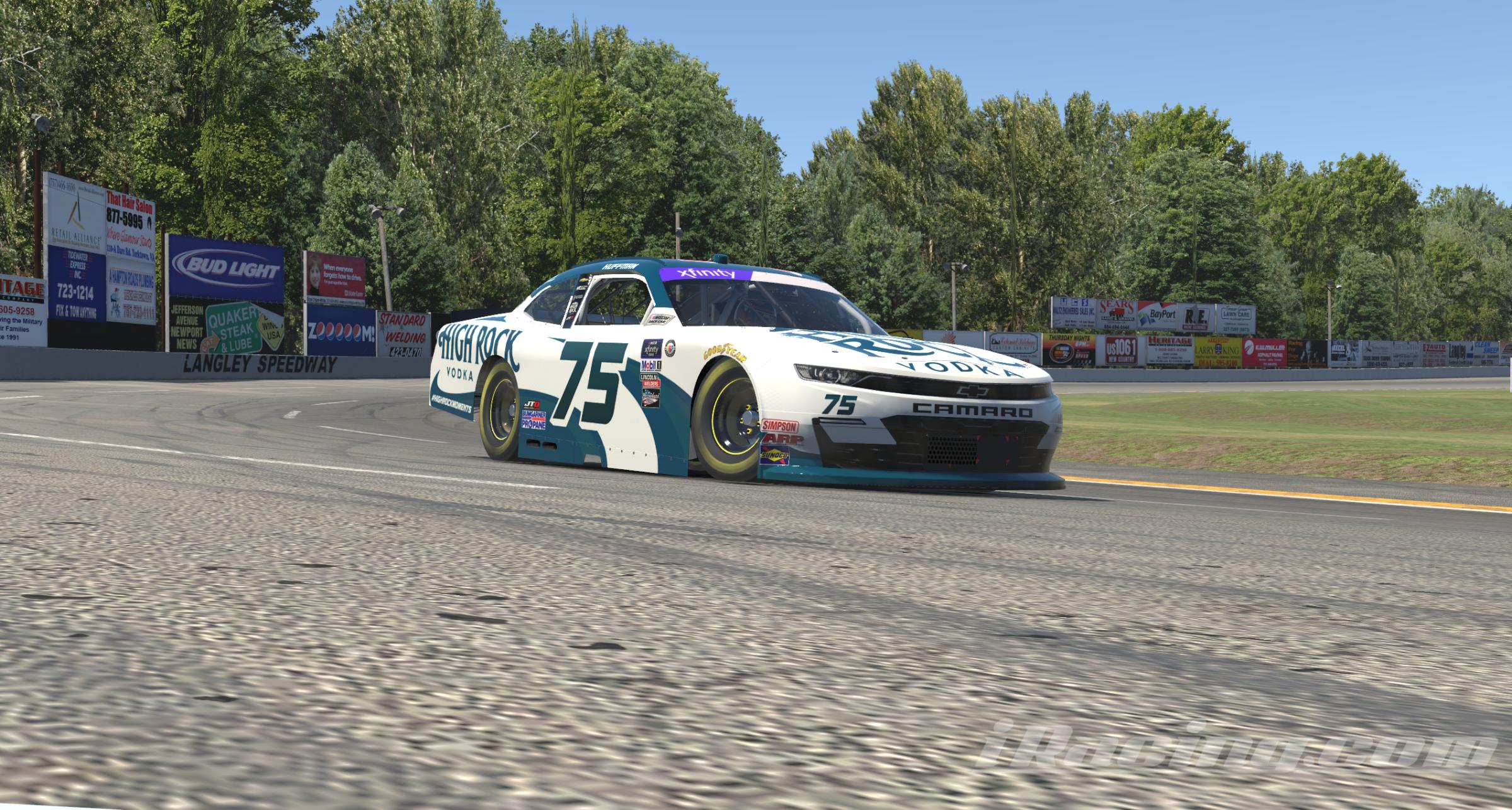 75 Landon Huffman High Rock Vodka Xfinity Car by Jordan Tiegs - Trading ...