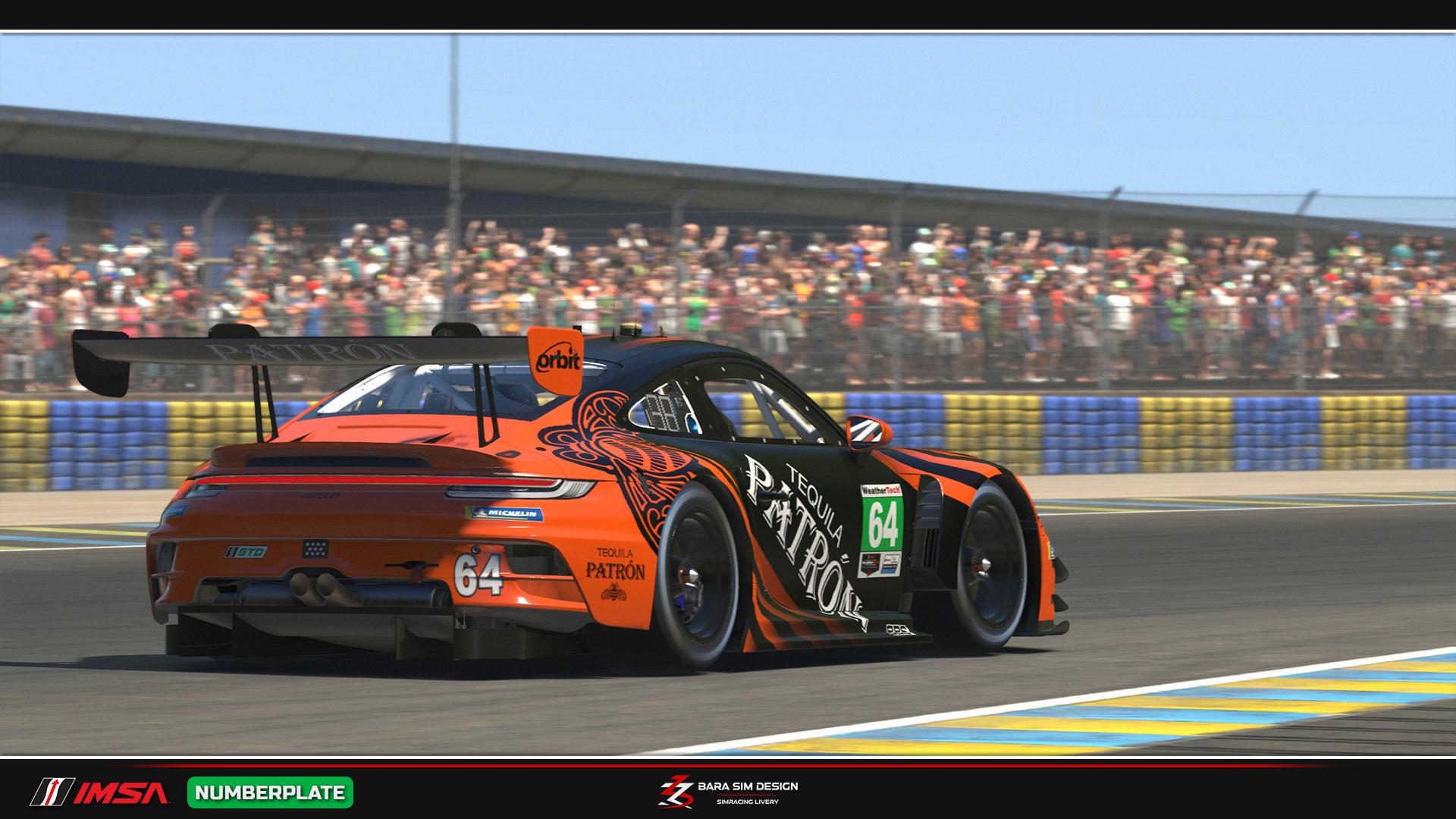 Tequila Patron 2009 ALMS Alternate color - IMSA Numberplate by Julien ...