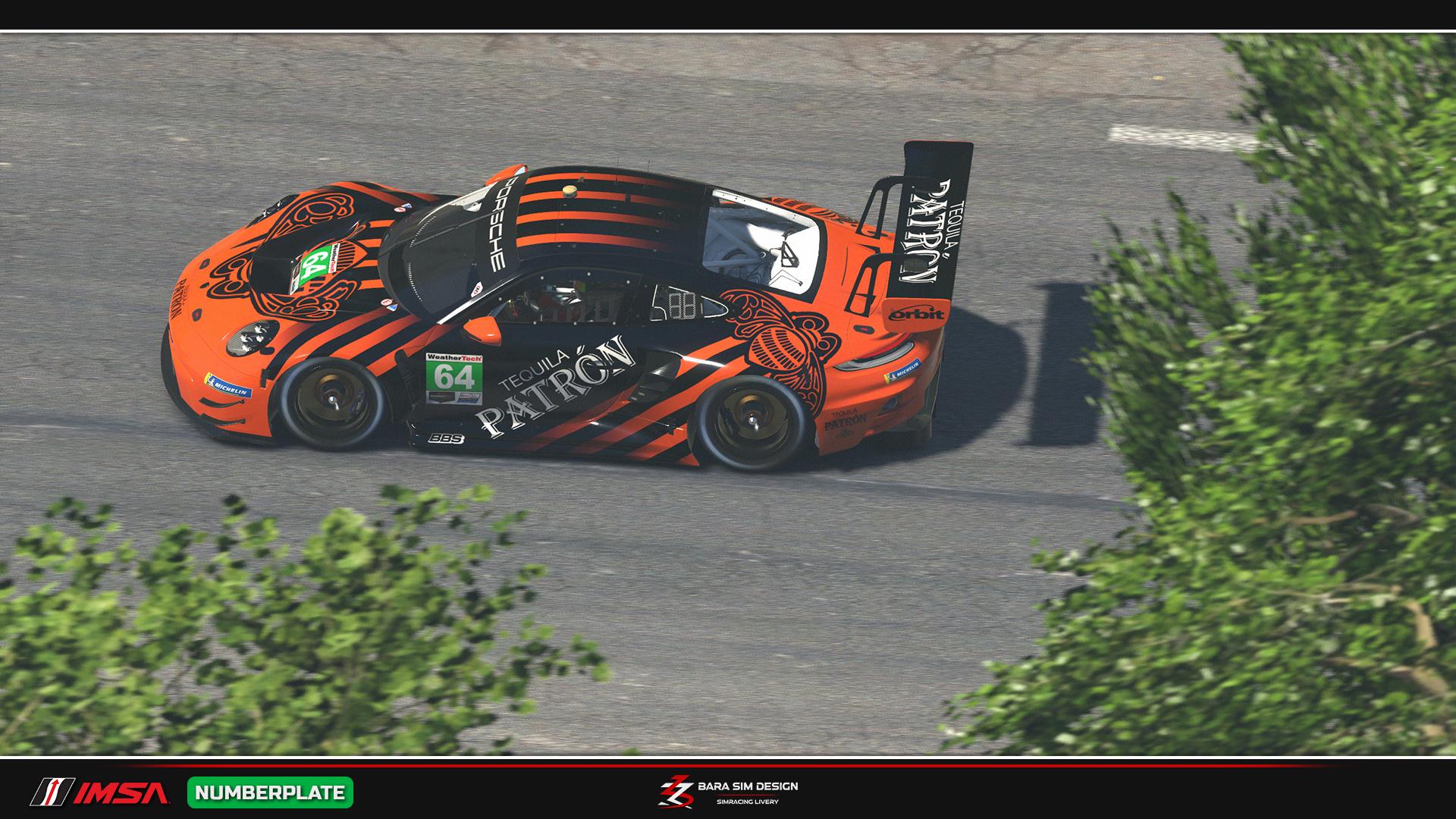 Tequila Patron 2009 ALMS Alternate color - IMSA Numberplate by Julien ...