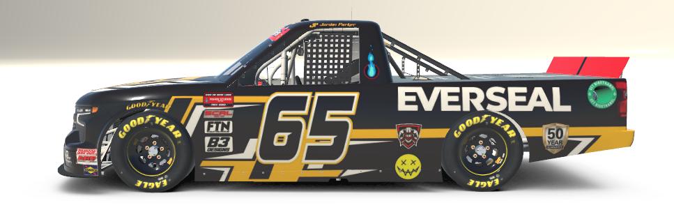 Jordan Parker #65 SCRL Everseal (Black Base) Silverado by Max Wiesner ...