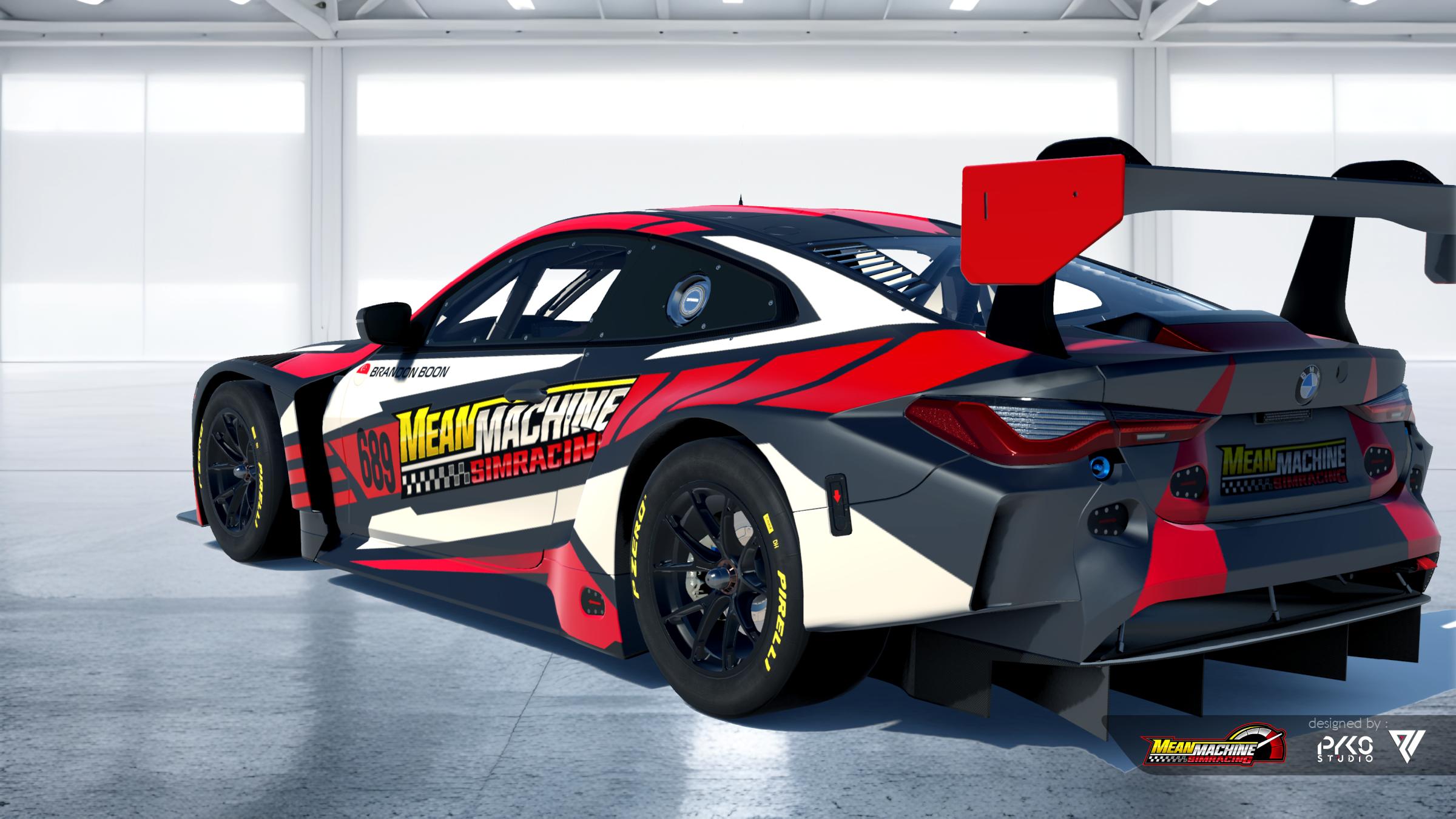 MeanMachine Simracing B -M4 GT3 -Brandon Boon by Syaiful Ariffin - Trading Paints
