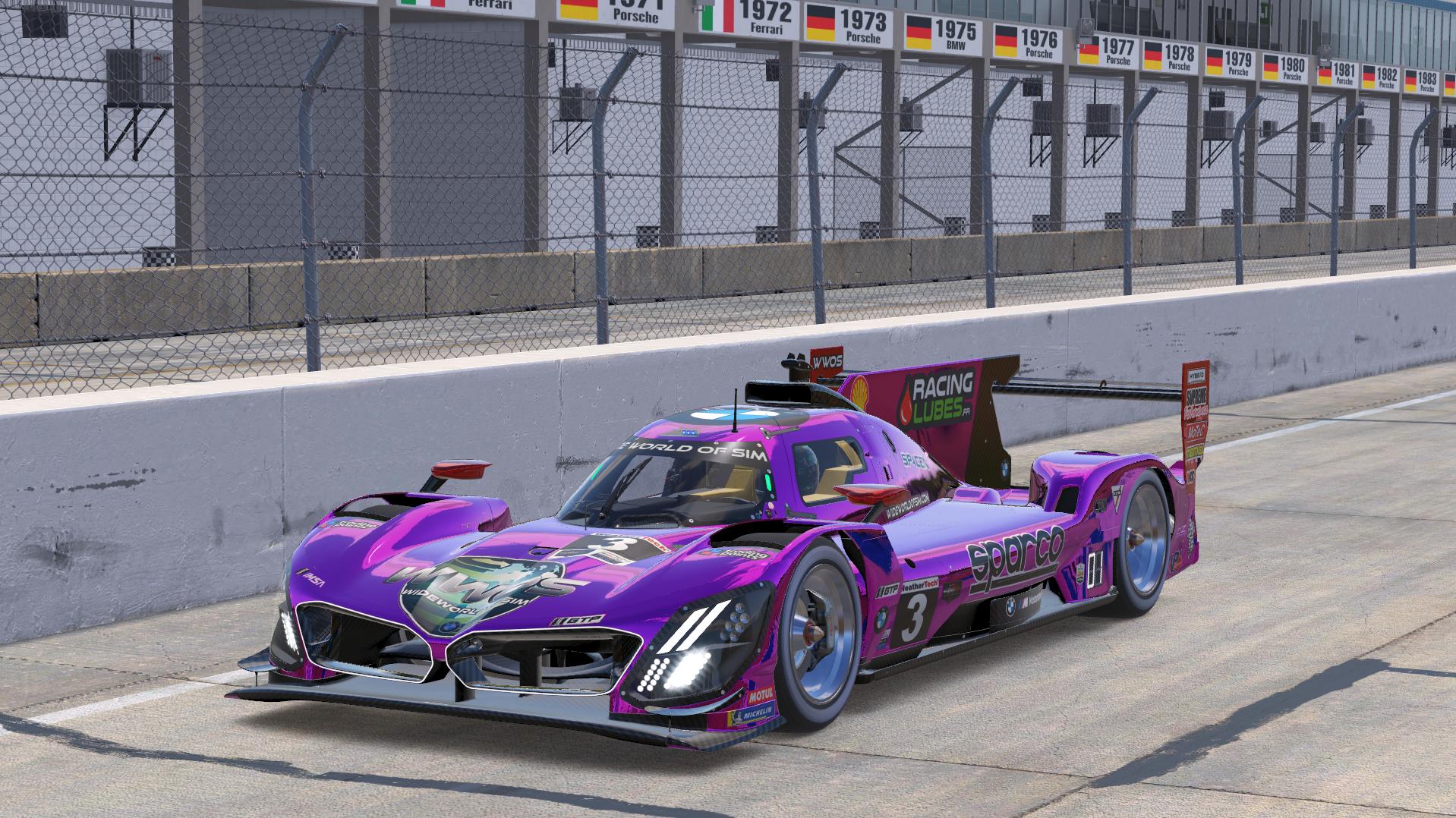BMW M Hybrid V8 LMDh - PINK by Scotty P. - Trading Paints