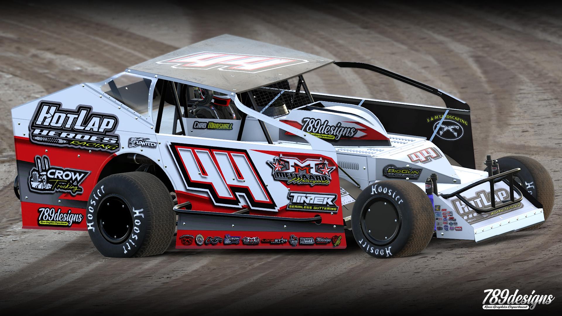 Chad Marshall Big Block Modified by Garrett Marshall - Trading Paints