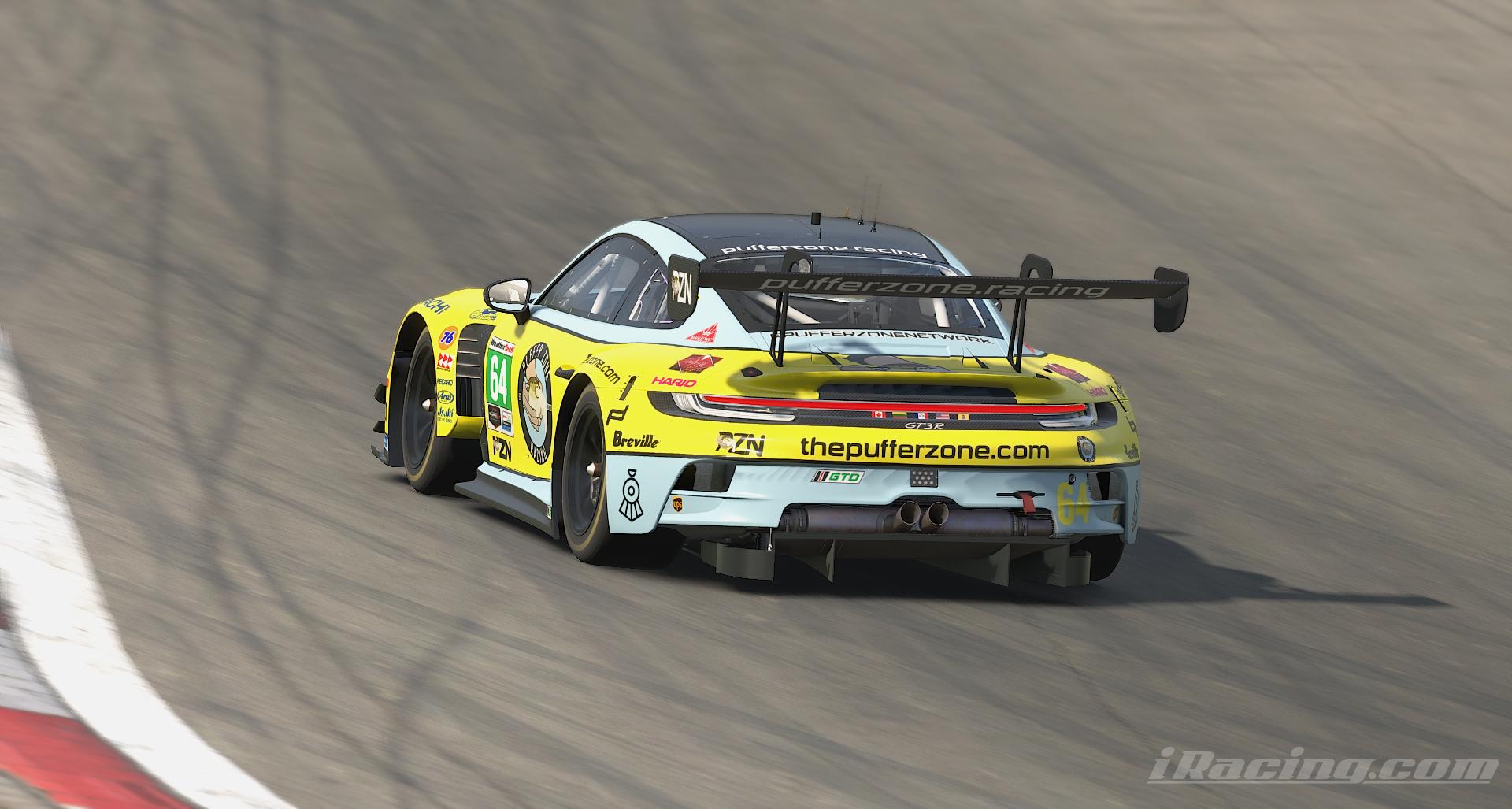 Puffer Zone Racing Porsche 911 GT3 R (992) GTR Cup GT3 - IMSA by Dustin ...