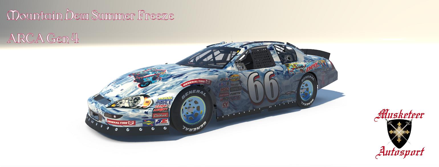 Mtn Dew Summer Freeze ARCA Gen 4 by Scott Leitner2 - Trading Paints