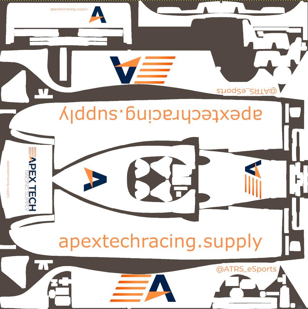 Apex Tech Racing Supply SCCA SRF White by EJ Feulner - Trading Paints