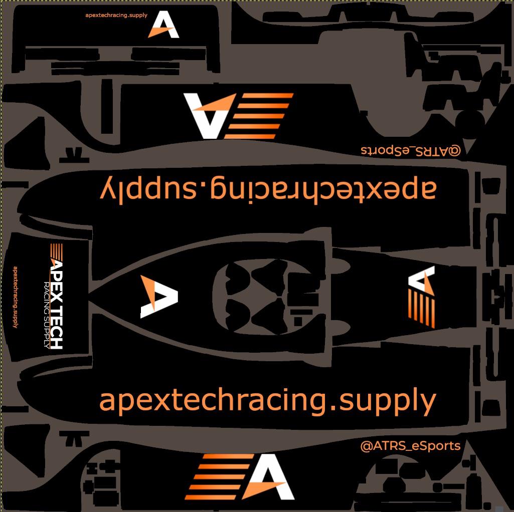 Apex Tech Racing Supply SCCA SRF Black by EJ Feulner - Trading Paints