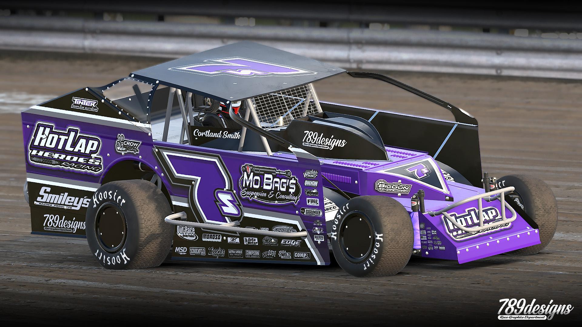 Cortland Smith Big Block Modified by Garrett Marshall - Trading Paints