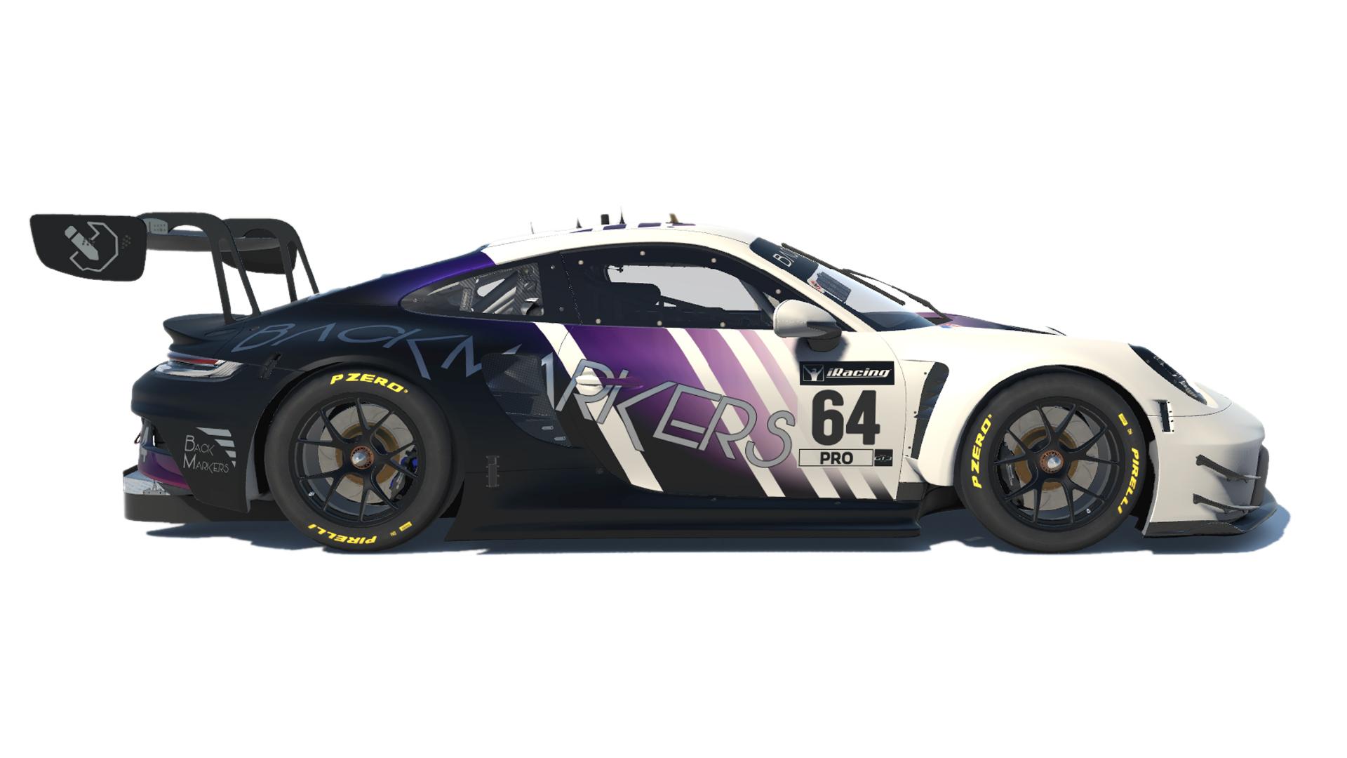 Backmarkers Porsche 91 GT3 R (992) by Emre Ozdemir - Trading Paints