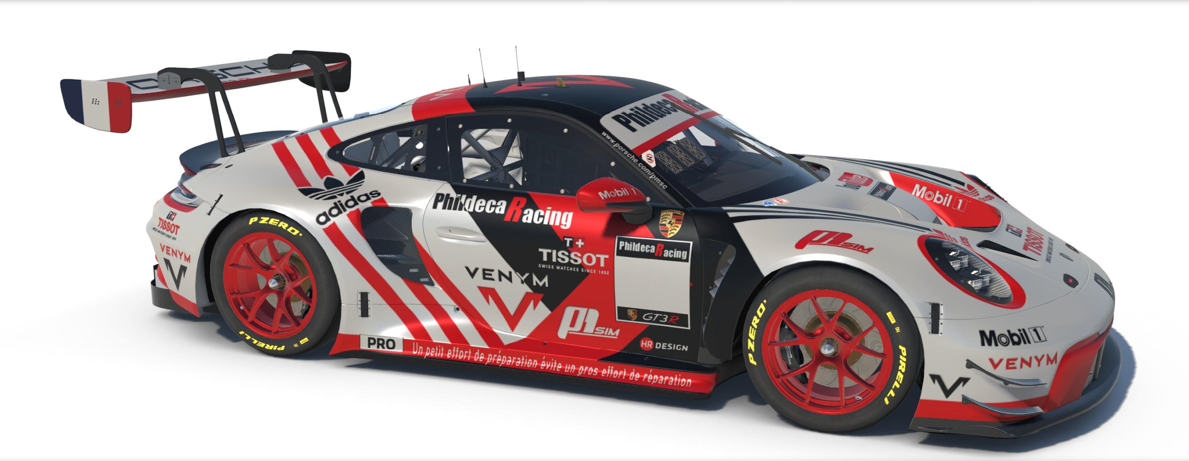 PHILDECARACING Team PORSCHE 911 GT3 R (992) by Phil Decar - Trading Paints