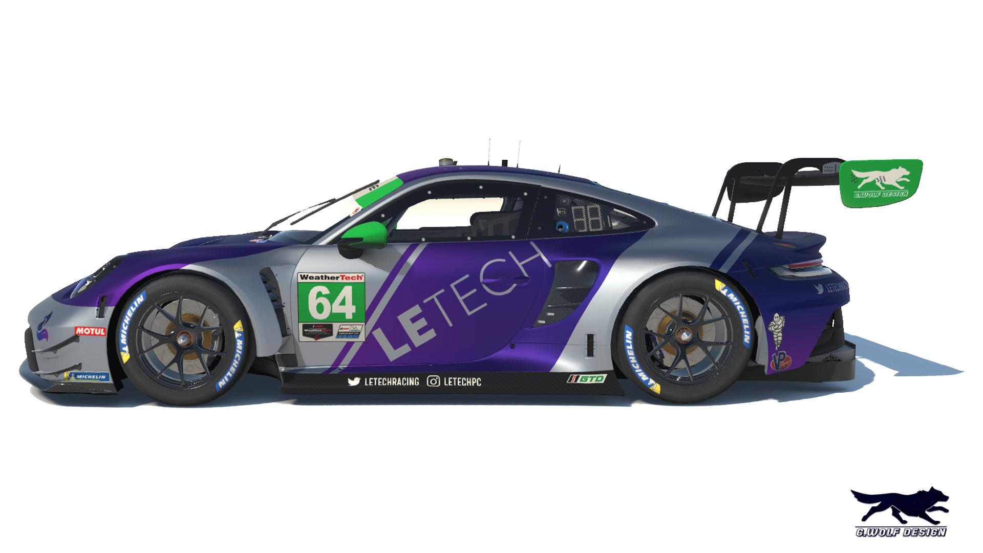 Letech Racing - Porsche 911 GT3 R (992) - IMSA by Guilherme R Borges ...