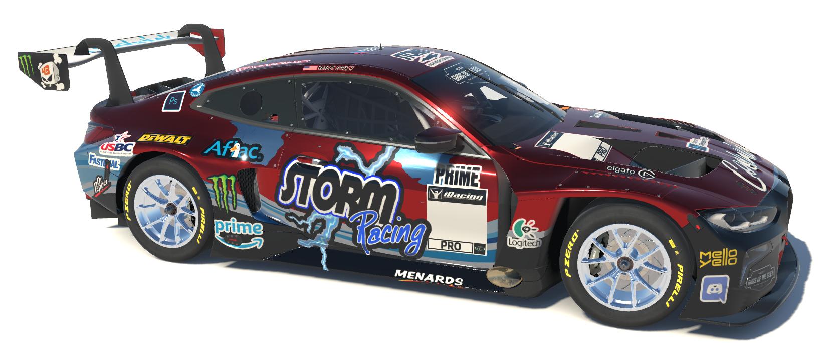 STORM Racing Red by Wesley Strait - Trading Paints