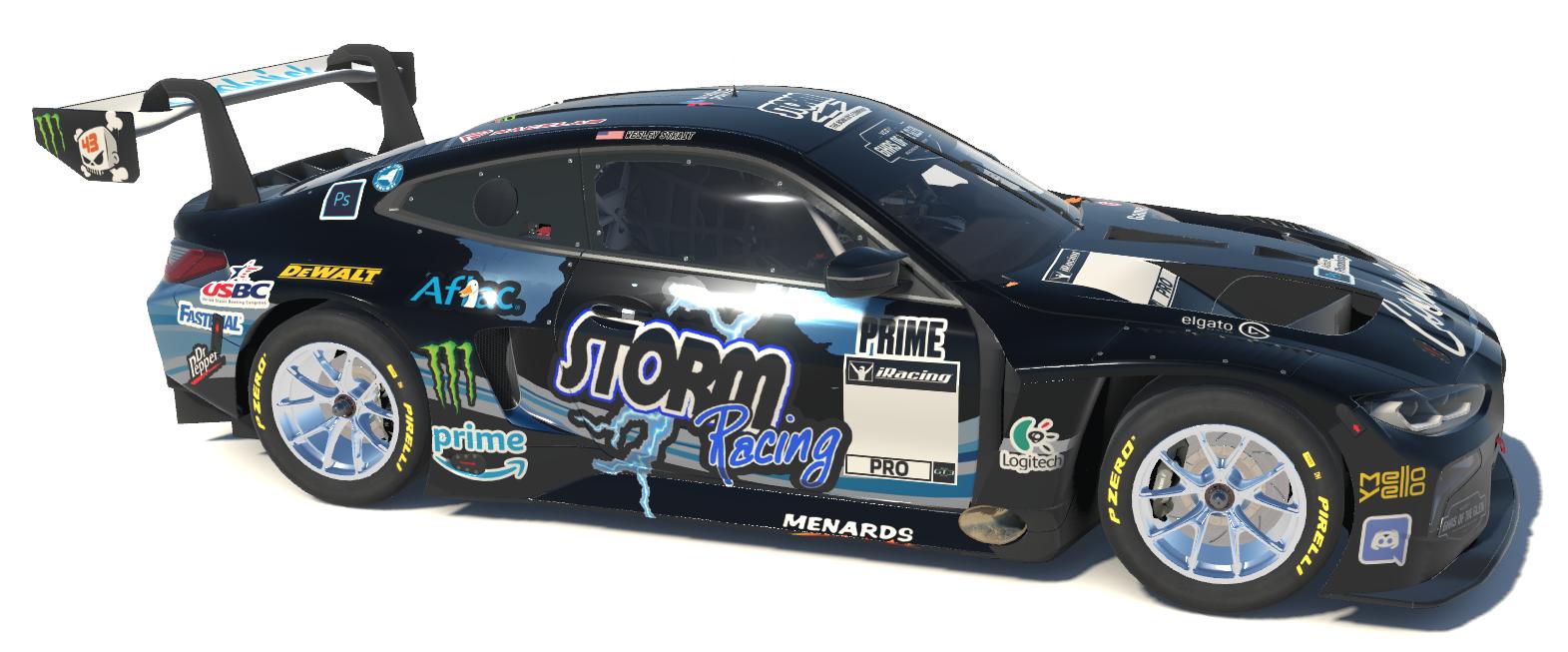 STORM Racing Black by Wesley Strait - Trading Paints