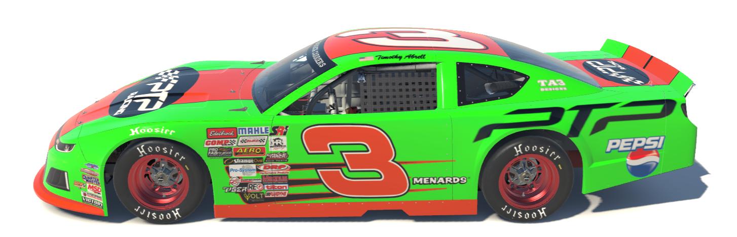 PTP late model Tim Abrell by Timothy Abrell - Trading Paints