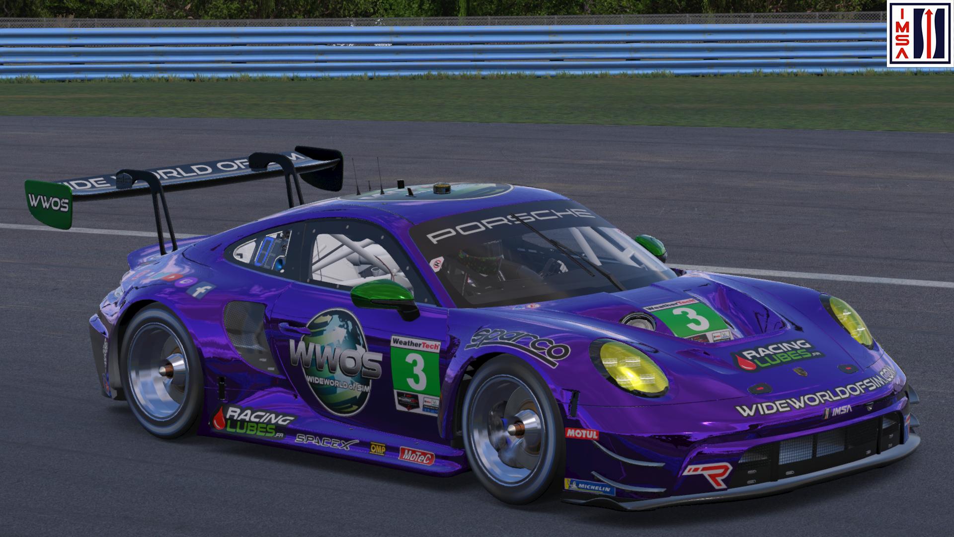Porsche 911 GT3 R (992) IMSA - PURPLE by Scotty P. - Trading Paints