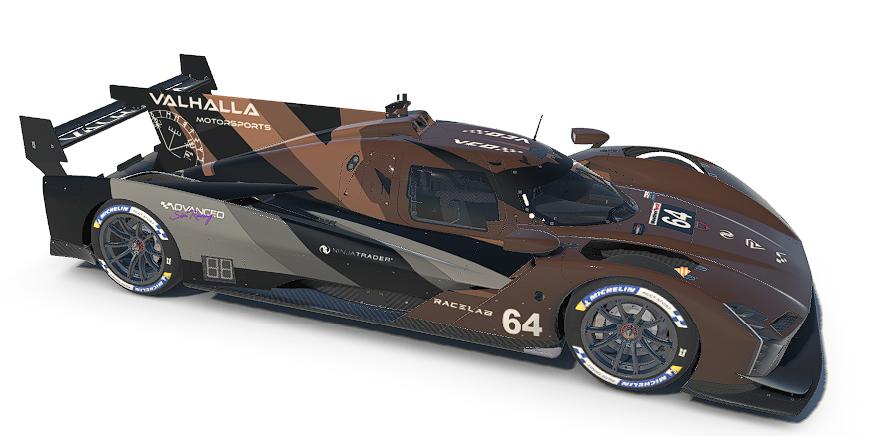 Caddy LMDh Valhalla Motorsports by Darren Ruthford - Trading Paints