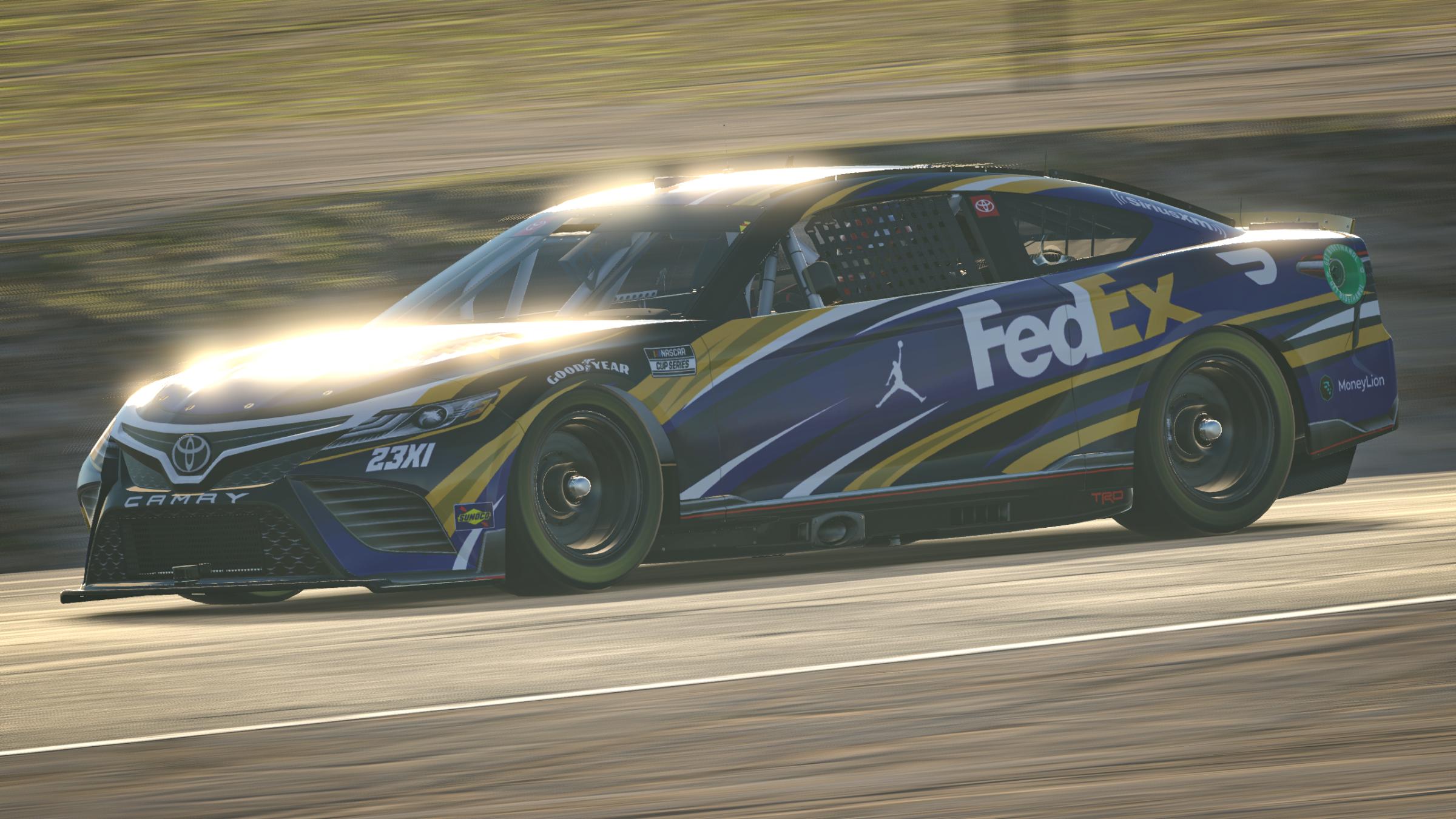 23XI FedEx Trade Networks Fictional by Trevor Klaus - Trading Paints