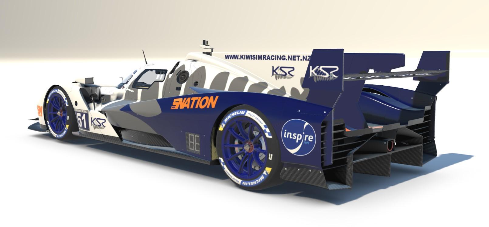 KSR - Kiwi Sim Racing - Cadillac LMDh by Matthew Pluck2 - Trading Paints