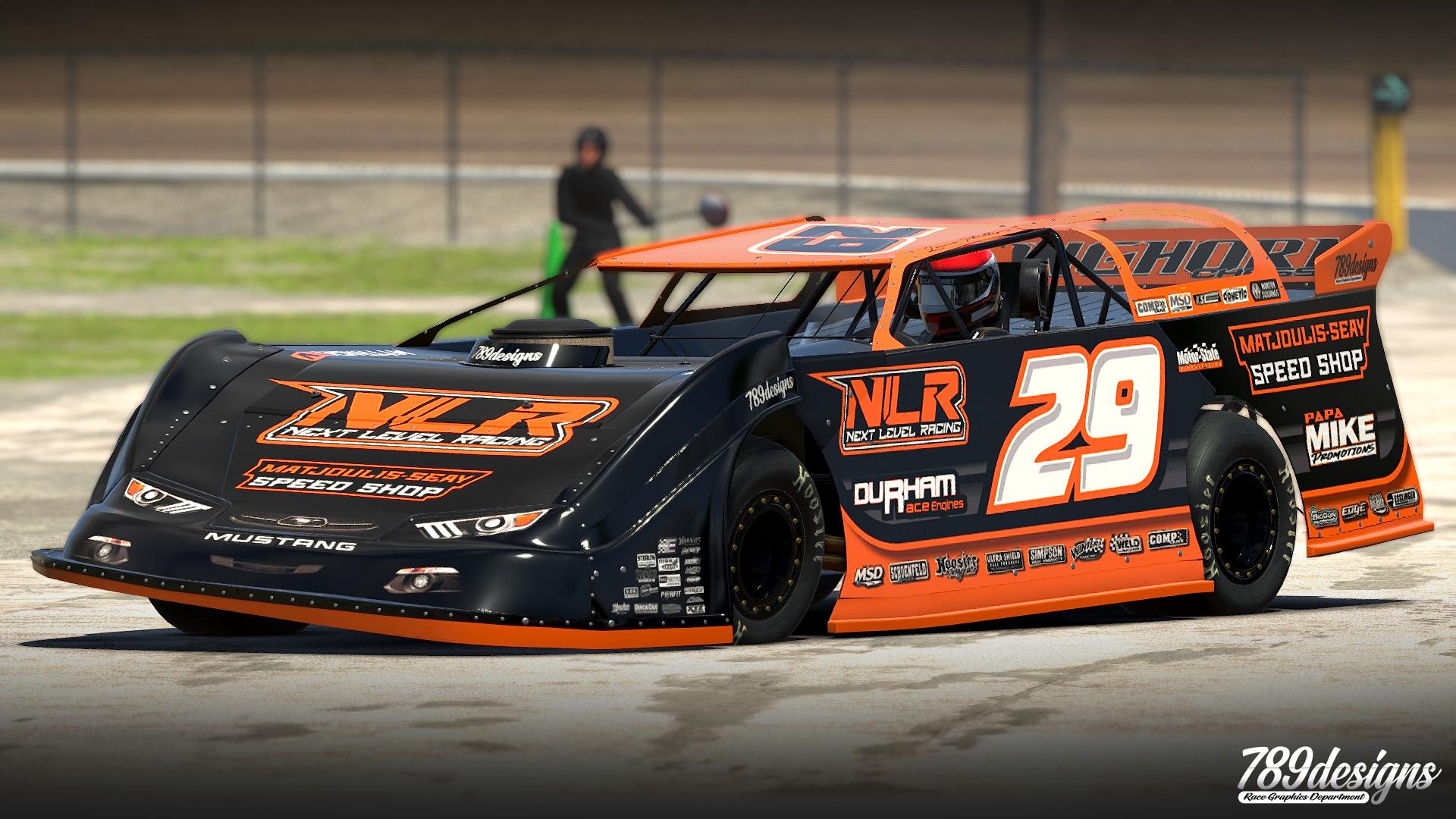 Lane Phillips Dirt Late Model by Garrett Marshall - Trading Paints