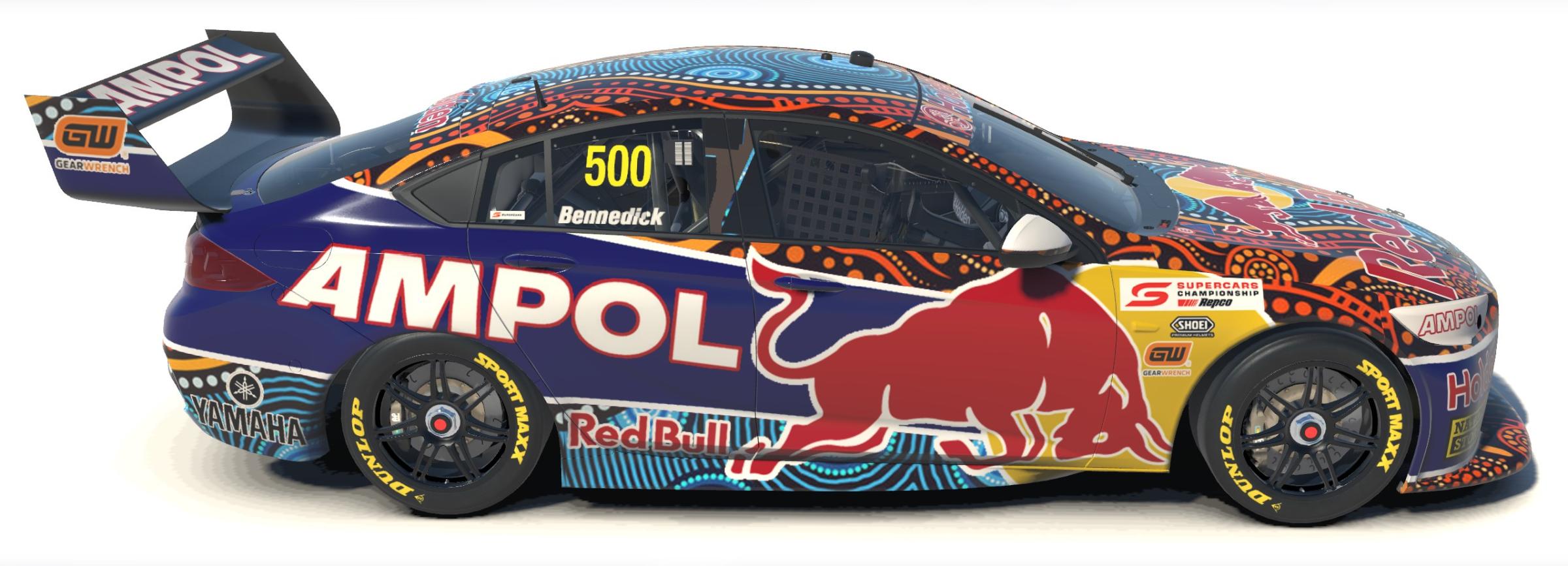 Supercars Holden ZB Commodore Indigenous Red Bull by Drew Bennedick ...