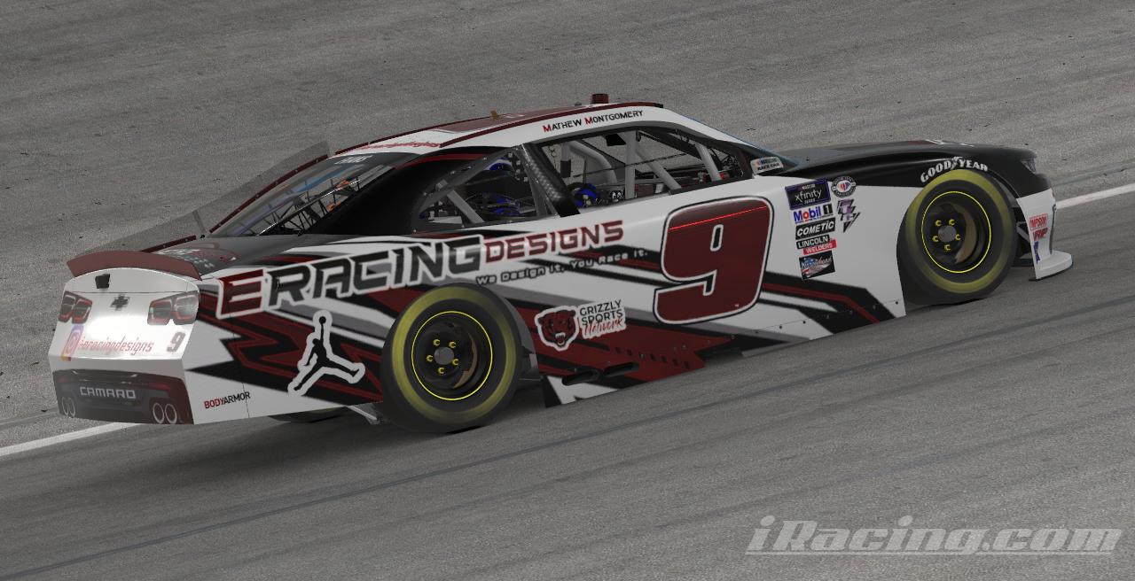 Mathew Montgomery #9 E Racing Designs XFINITY Camaro W/ Spec Map by Rob ...