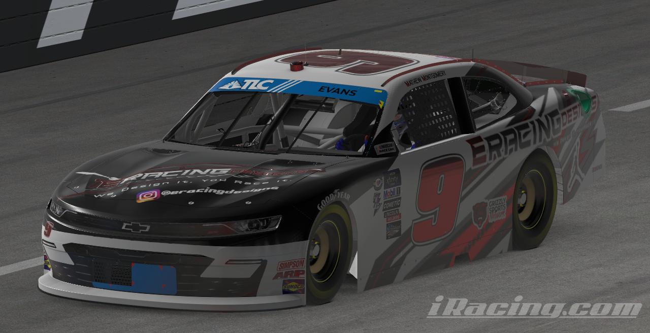 Mathew Montgomery #9 E Racing Designs XFINITY Camaro W/ Spec Map by Rob ...