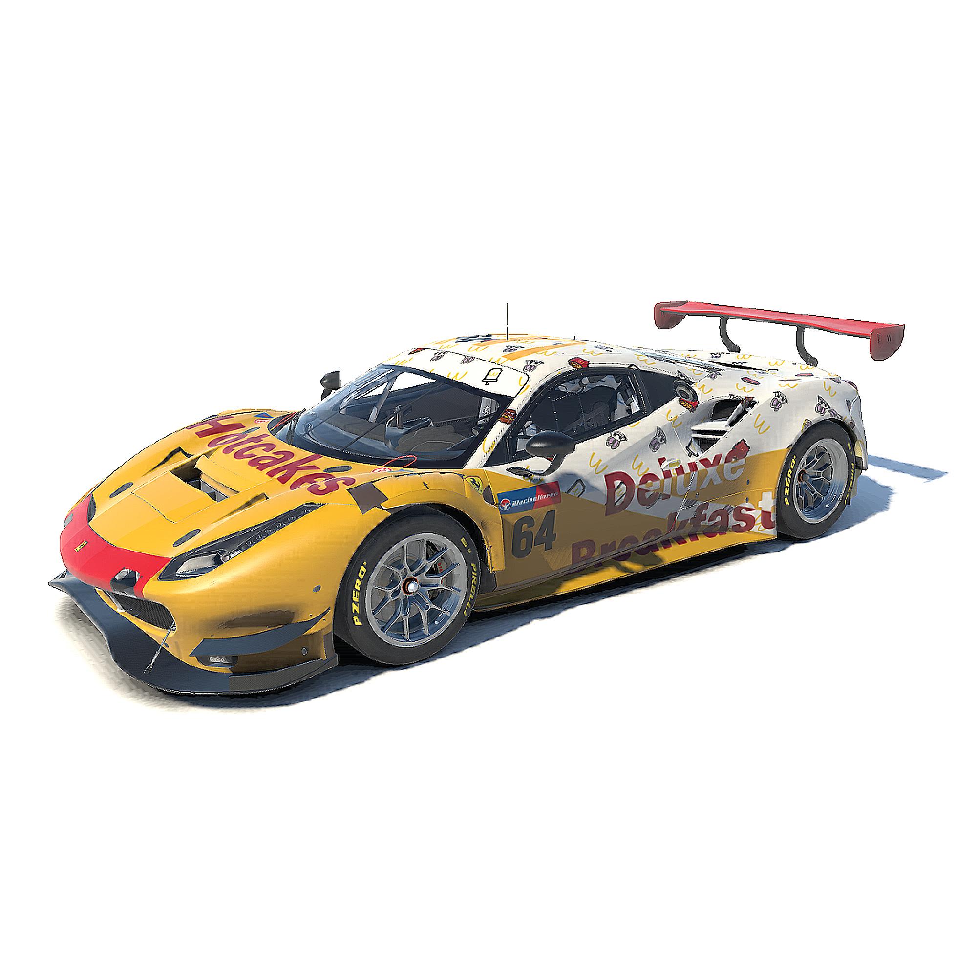 Ferrari 488 Evo 2020 McDonalds Hotcakes by Yun Sung G. - Trading Paints