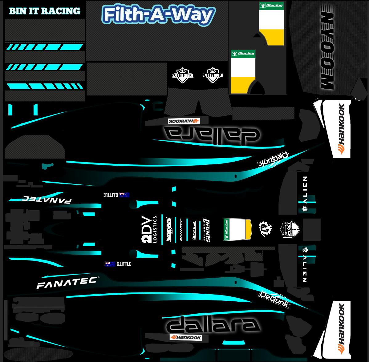 Bin It Racing F3 Chris Little by Sam Mort - Trading Paints