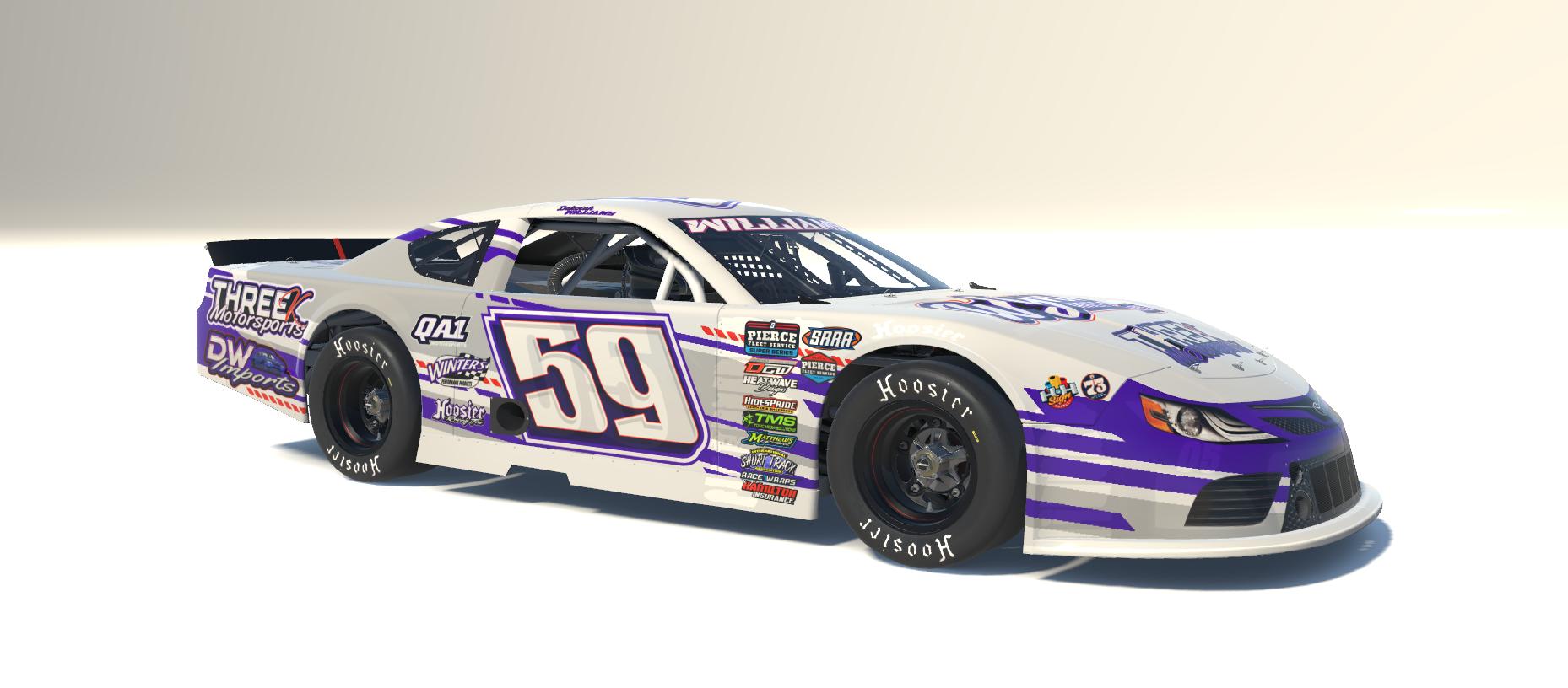 DakotahLMSC 59 White PURPLE by Casey Wynn - Trading Paints