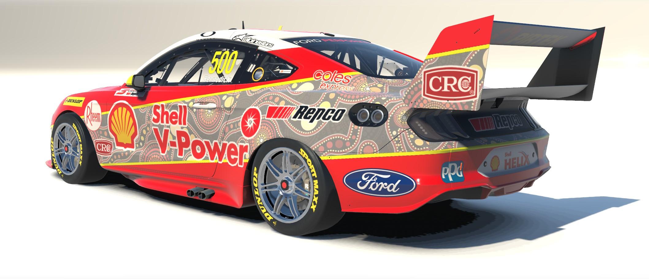 Supercars Ford Mustang GT Shell V Power Racing Indigenous Livery by ...