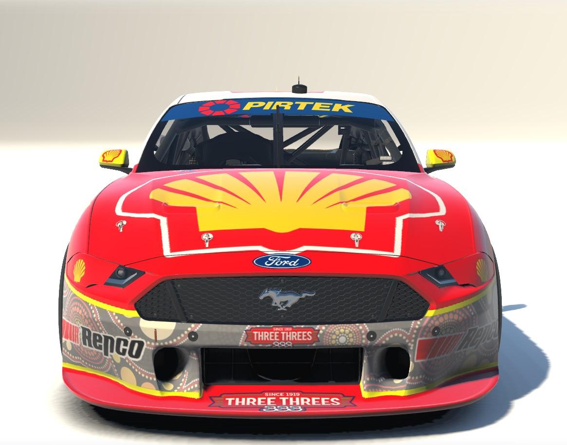 Supercars Ford Mustang GT Shell V Power Racing Indigenous Livery by ...