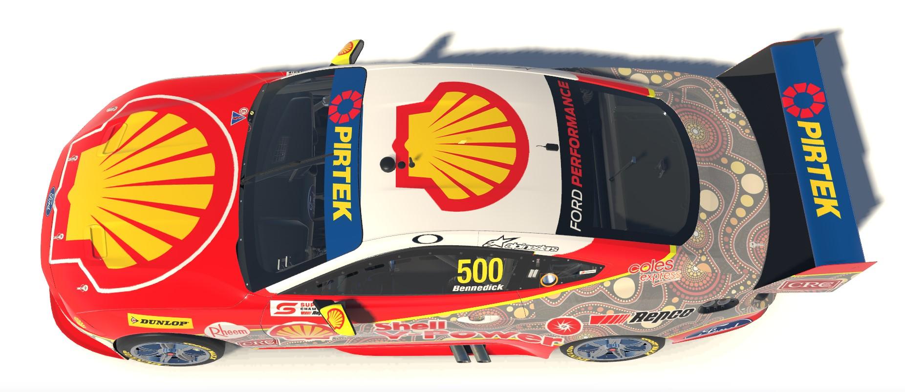 Supercars Ford Mustang GT Shell V Power Racing Indigenous Livery by ...