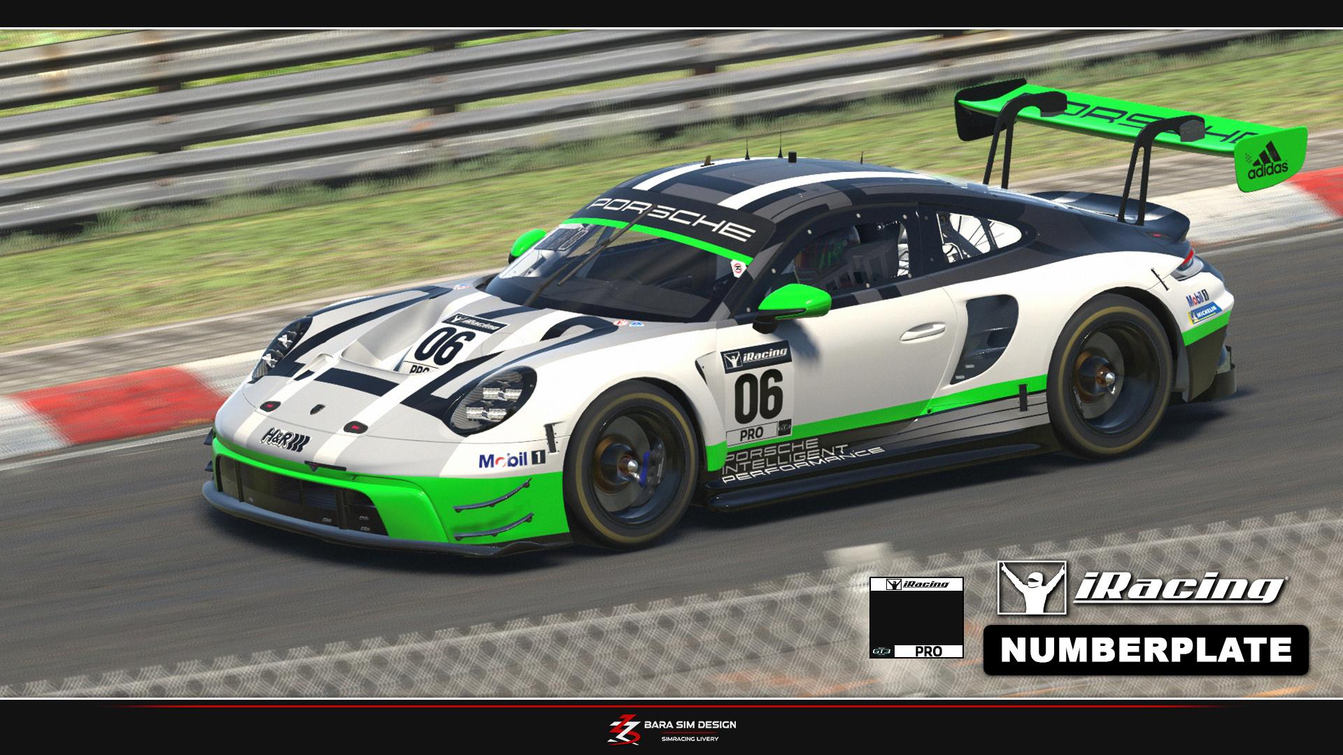 Manthey Racing 2016 Green - iRacing numberplate by Julien Ribouleau ...