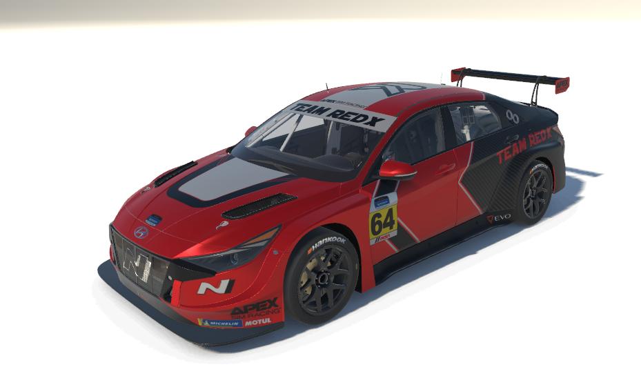 Team RedX - Hyundai Elantra TCR by Jonas Janum - Trading Paints