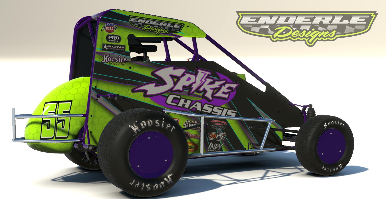 Spike Chassis High Vis by Dustin Enderle - Trading Paints