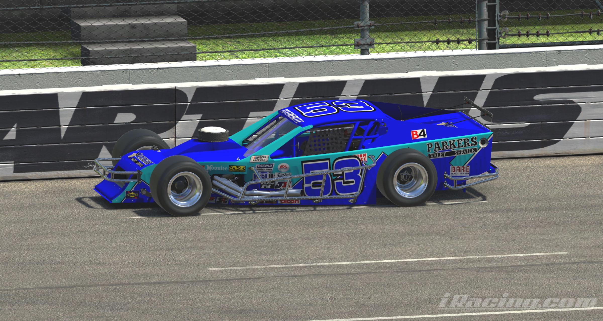 Nascar 05 56 Parkers Valet Modified Sim Stamped by Kyle Carpenter ...