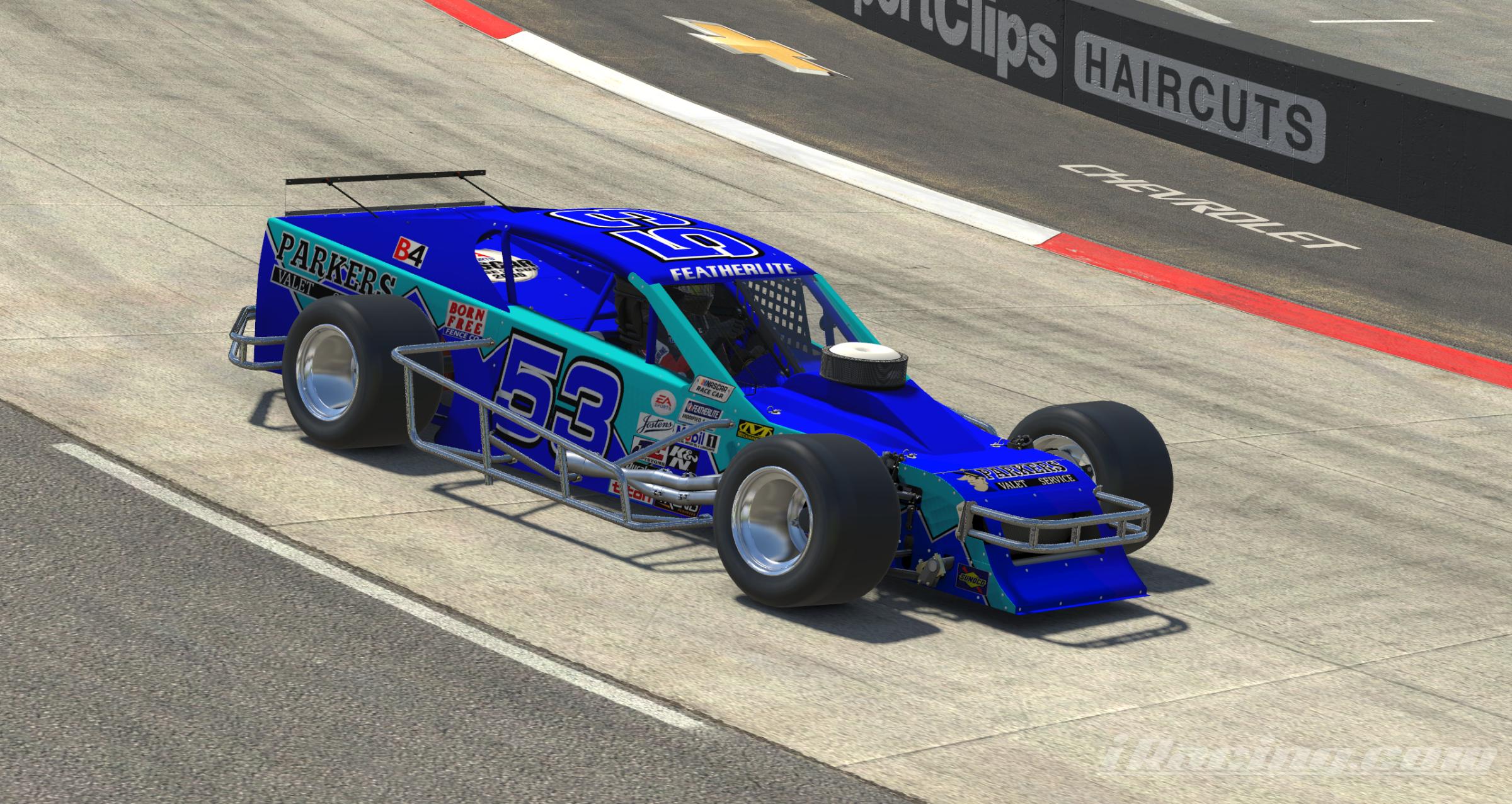 Nascar 05 56 Parkers Valet Modified Sim Stamped by Kyle Carpenter ...