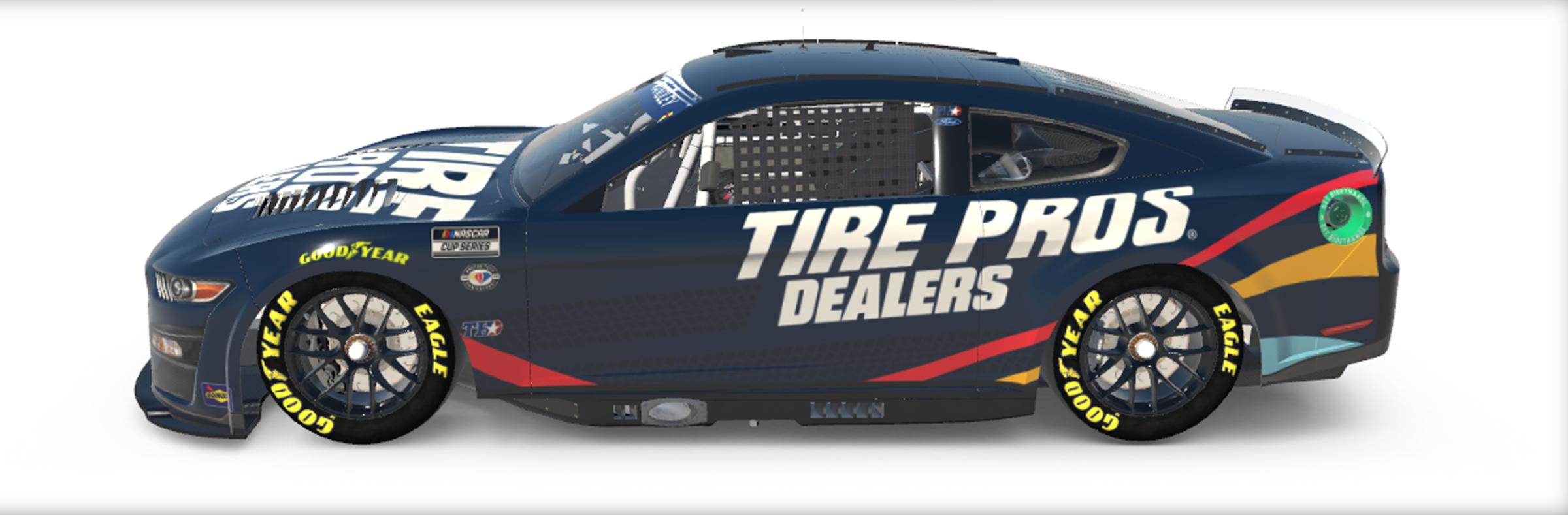 SimStamp - Josh Berry - Fictional - Stewart Haas Racing - Tire Pros Dealers - 2024 Cup Series by ...
