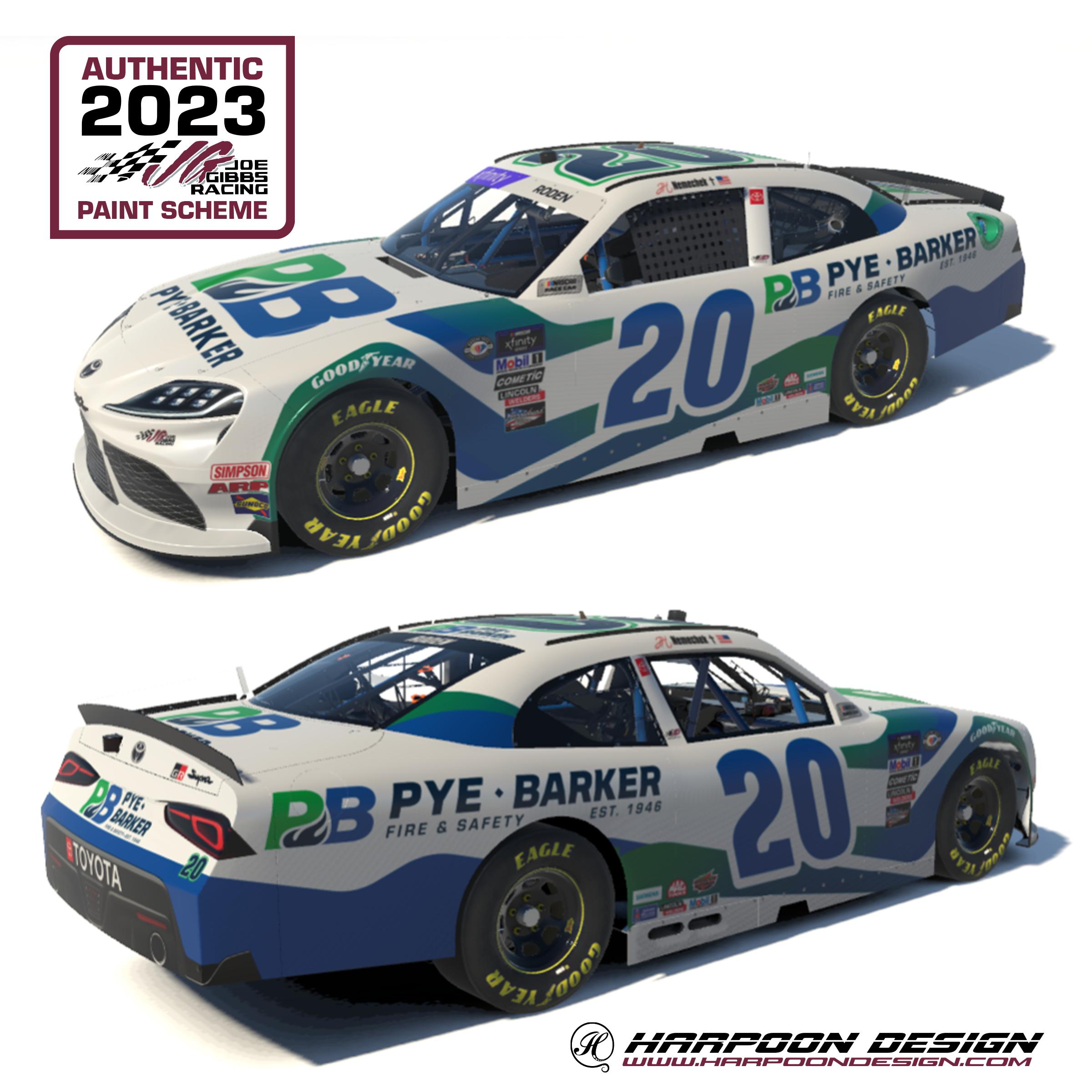 2023 John Hunter Nemechek Pye Barker v2 Supra No Num by Brantley Roden ...