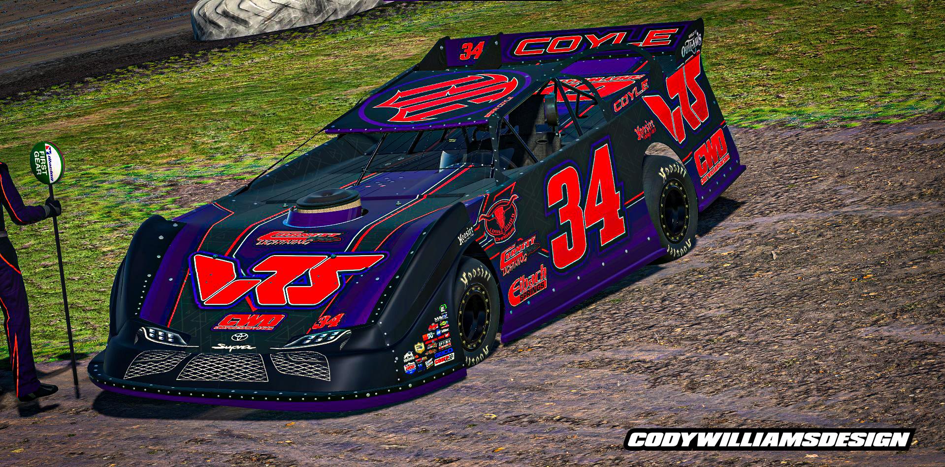 Brian Coyle Dirt Late Model! by Cody G Williams - Trading Paints