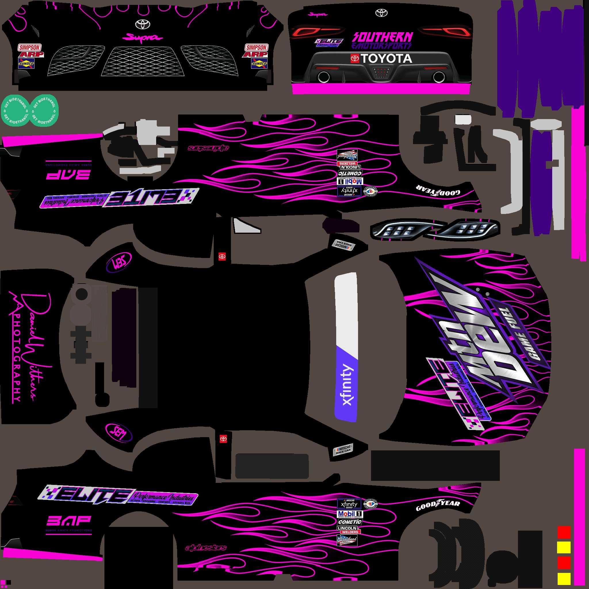 Southern E Xfinity Supra by Mike S. - Trading Paints