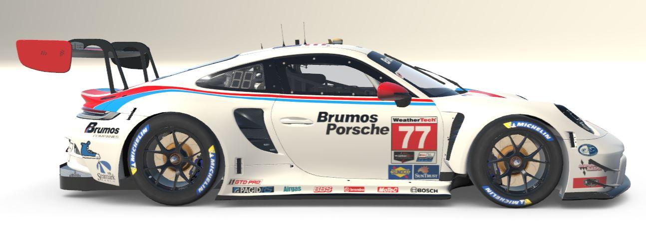 Porsche 911 GT3 R (992) - Brumos Tribute Livery (IMSA GTD PRO) by Daniel Nist - Trading Paints