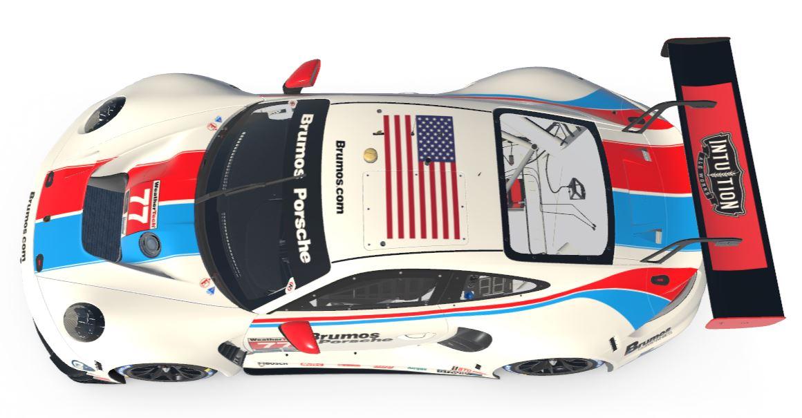 Porsche 911 GT3 R (992) - Brumos Tribute Livery (IMSA GTD PRO) by Daniel Nist - Trading Paints