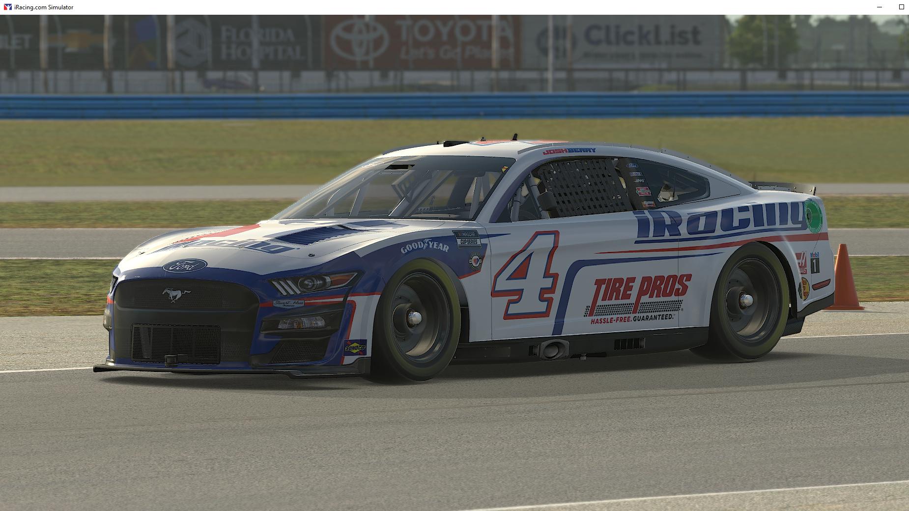 Josh Berry 2024 iRacing SHR #4 Concept by Jacob Fifield - Trading Paints
