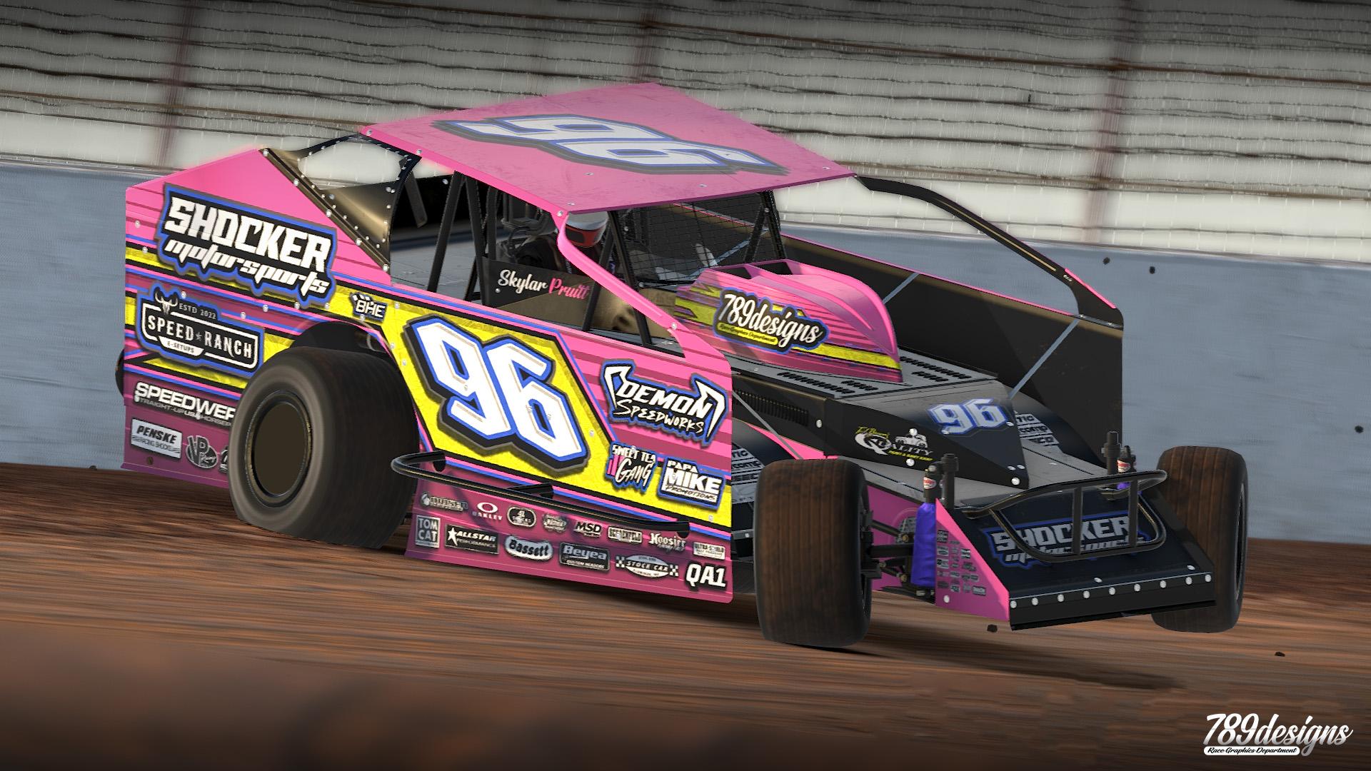 Skylar Pruitt Big Block Modified by Garrett Marshall - Trading Paints