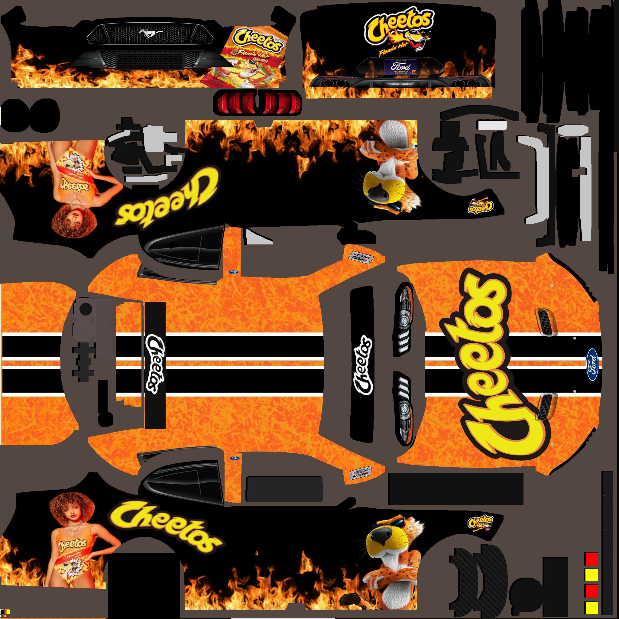 Cheetos Ford Mustang Class B 2019 by Clinton Ingle - Trading Paints