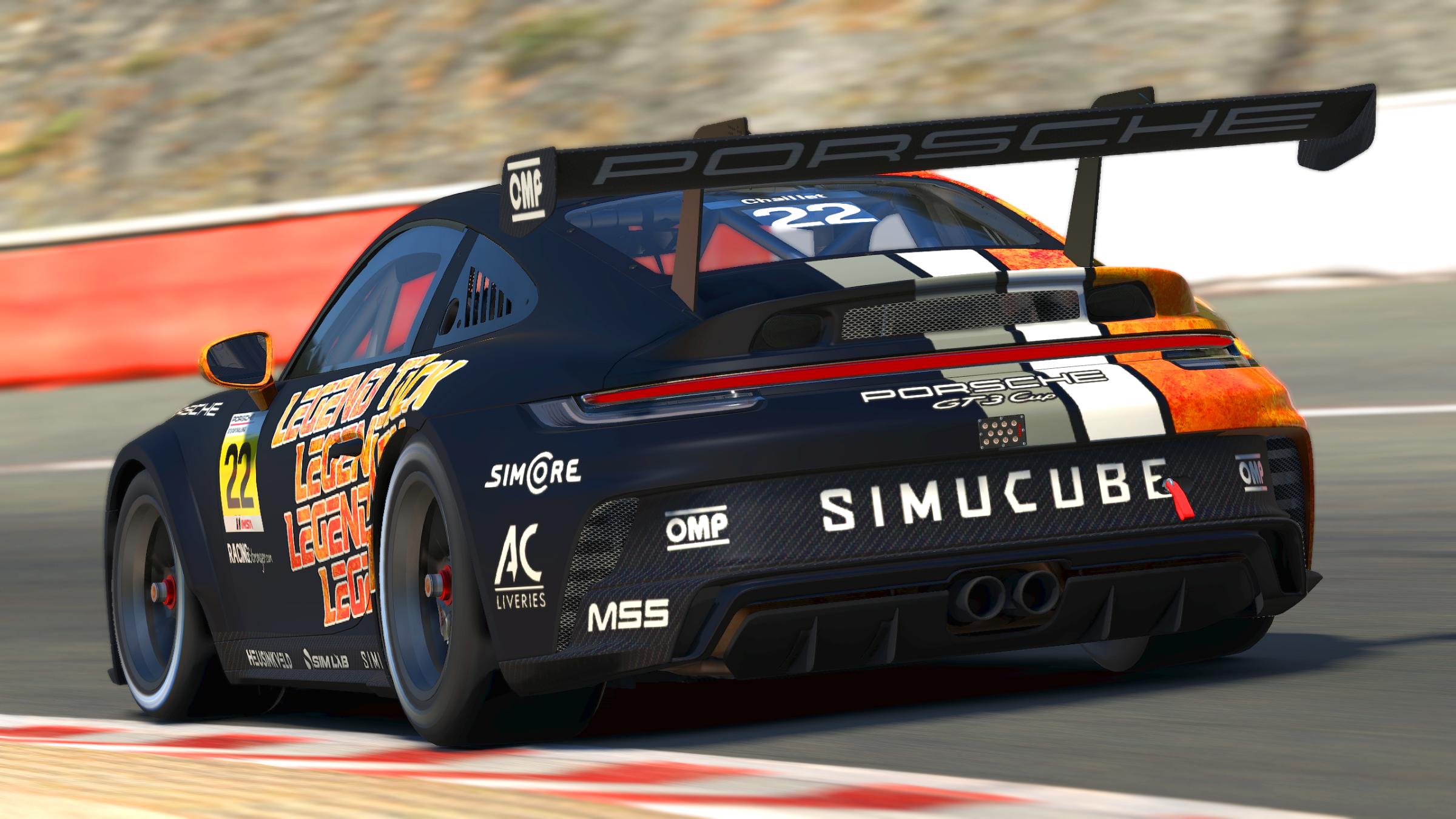 Porsche 992 GT3 Cup - Legend Track Colmar by Sandro C. - Trading Paints
